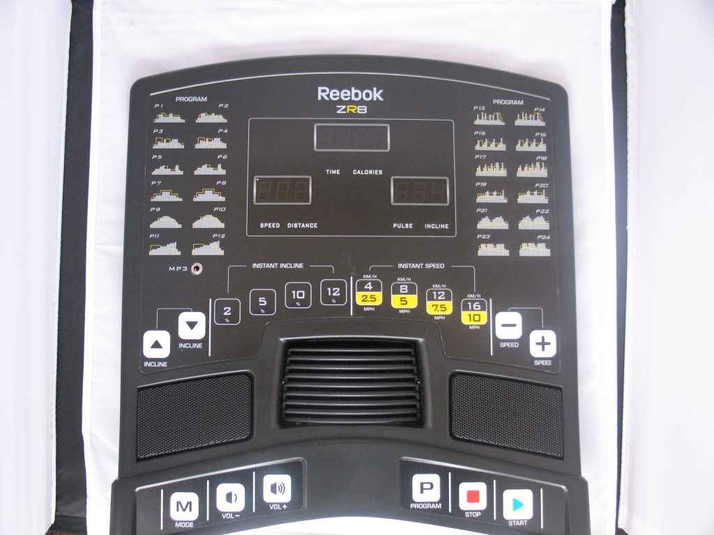 Reebok ZR8 Treadmill Console Black Brand New - Treadmill Doctor