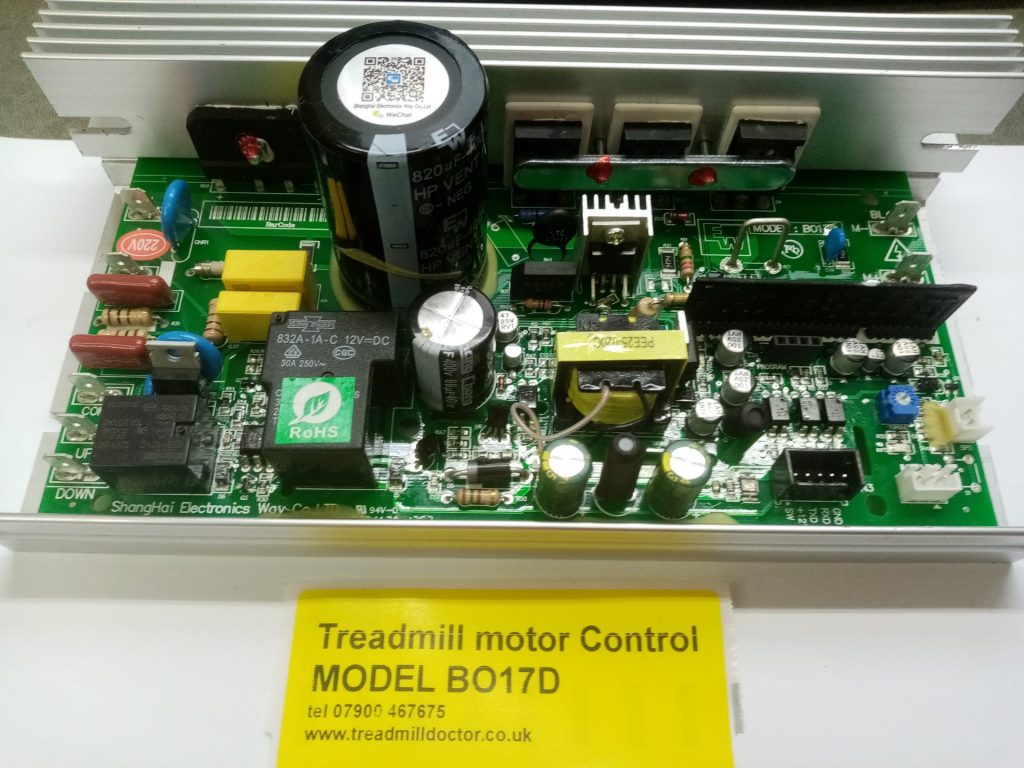 TREADMILL MOTOR CONTROL BOARD MODEL BO17D FITS BOWFLEX ETC - Treadmill ...
