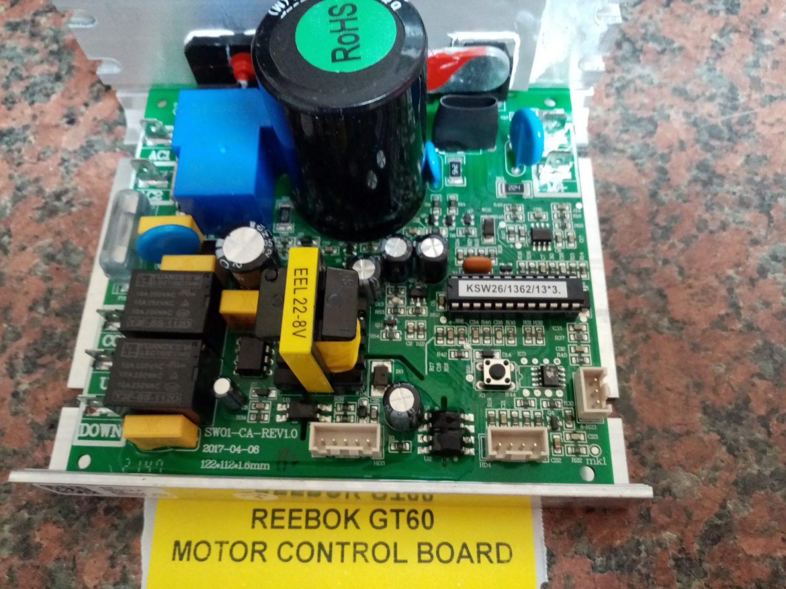 REEBOK GT60 TREADMILL MOTOR CONTROL BOARD - Treadmill Doctor